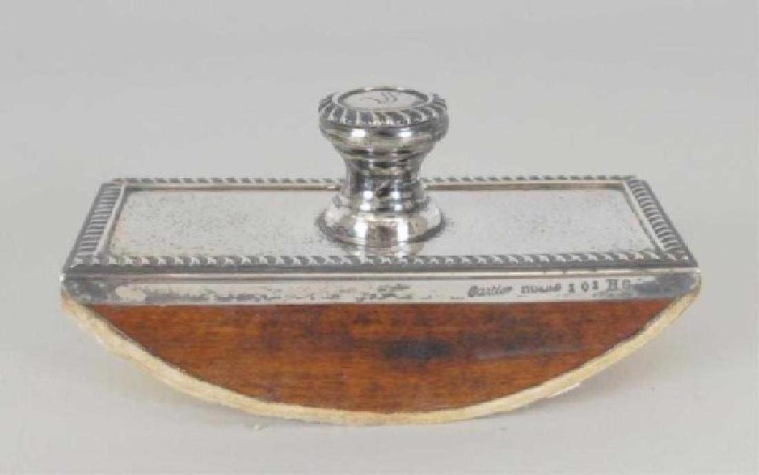 Cartier Sterling Desk Set