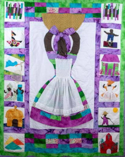 Gullah Story Quilt, Vermelle "bunny" Rodrigues
