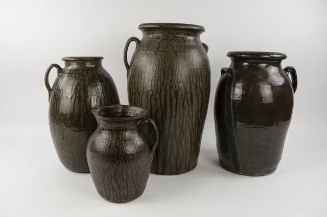 Four Pieces Of Matthew Hewell Pottery