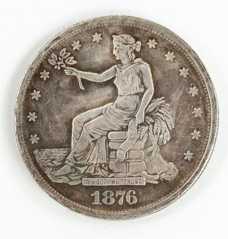 1876 Cc Trade Dollar