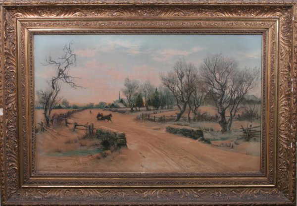 25: Chromolithograph of W.C. Bauer Watercolor c. 1890 c