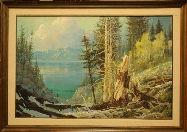 214: Endre Peter Darvas (1946- ) Oil on Canvas Fores - Aug 28, 2010 ...