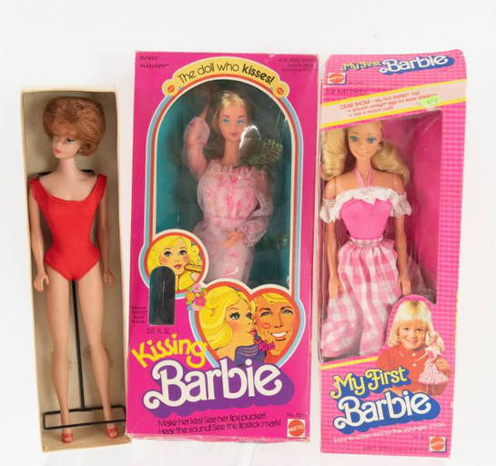 Three Barbie Dolls In Original Boxes