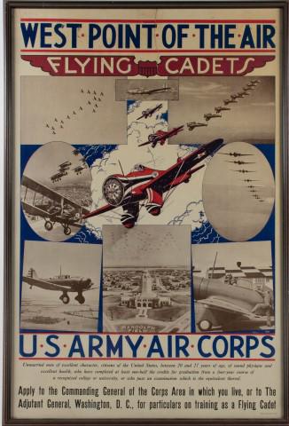 1939 Wwii U.s. Army Air Corps Recruiting Poster