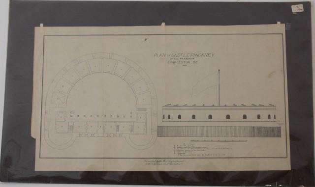 Plan of Castle Pinckney, Charleston, SC, 1810 (#0446) on Aug 27, 2022 ...