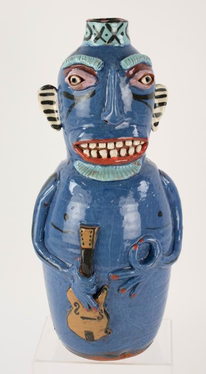 Carl Block, Southern Folk Art Figural Jug - Mar 11, 2023 | Ivy Auctions ...