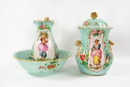 Fine Victorian Wash Stand, Pitcher & Basin - Sep 11, 2010 | Midwest ...