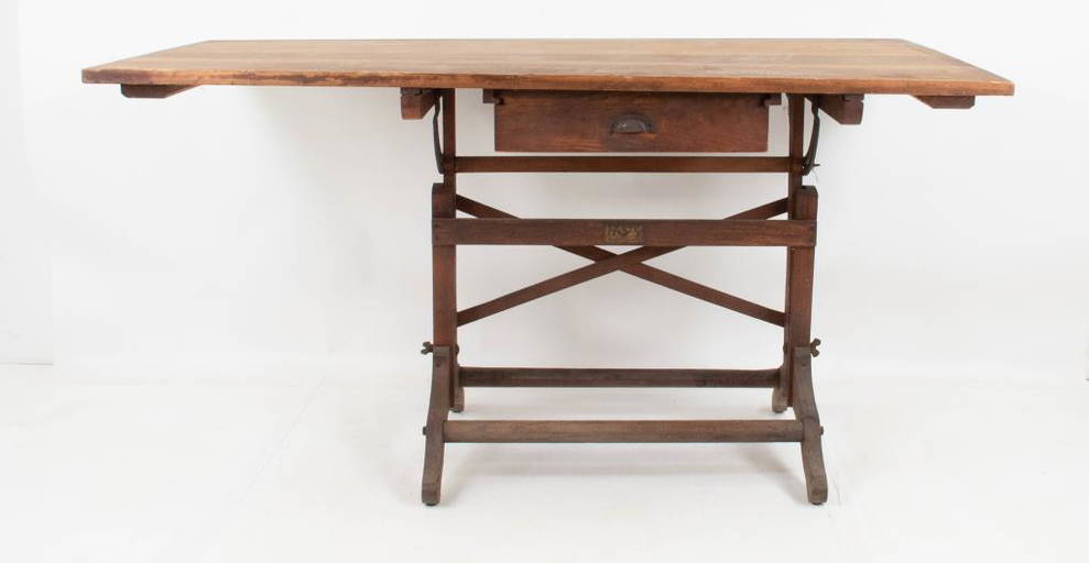 Large Frederick Post Co. Drafting Table