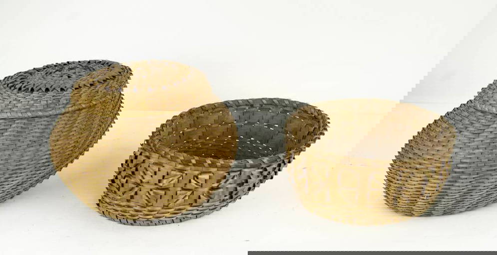 Native American Handcrafted Splint Baskets