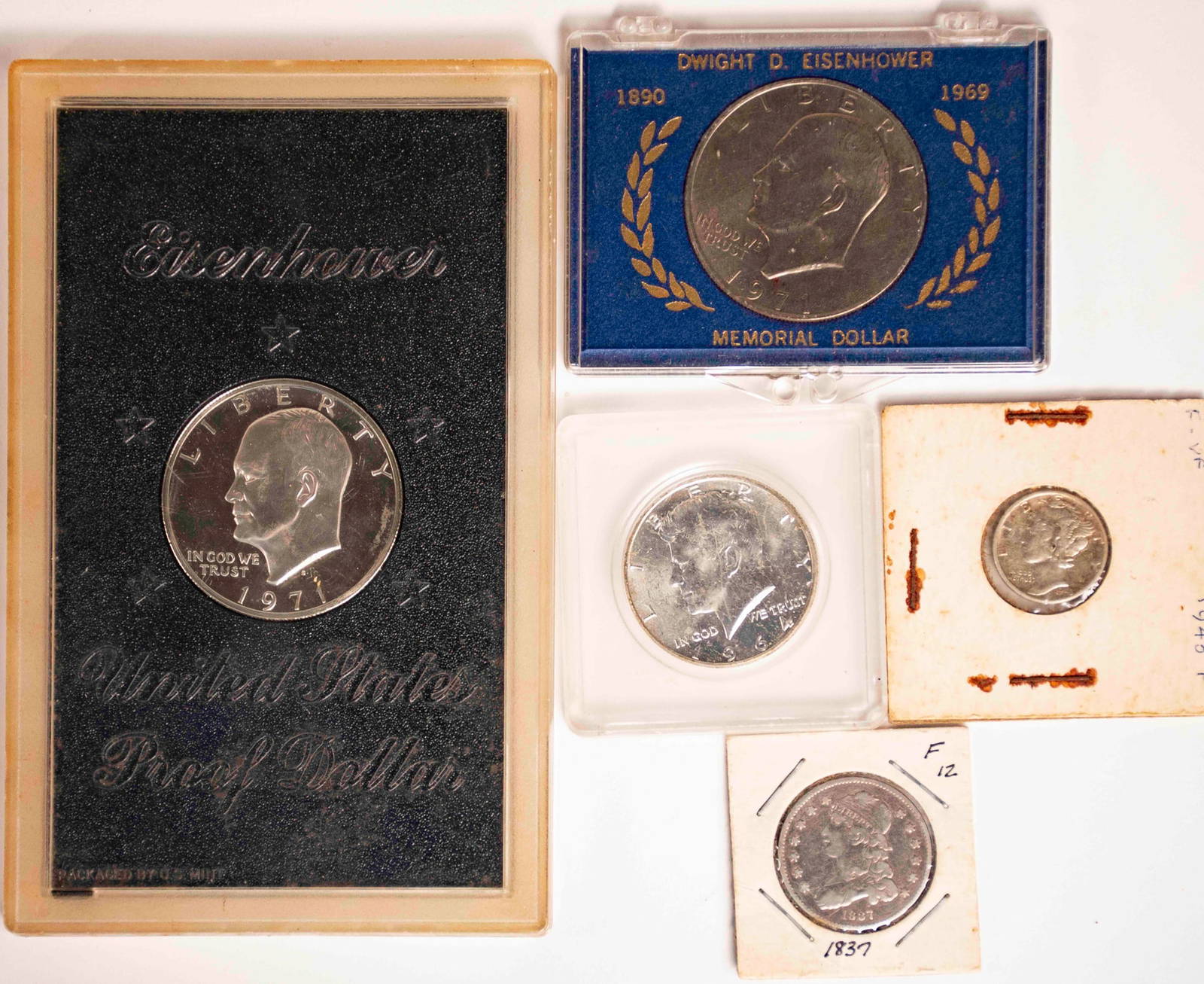 1837 Capped Bust Quarter, Other U.s. Coins Auction