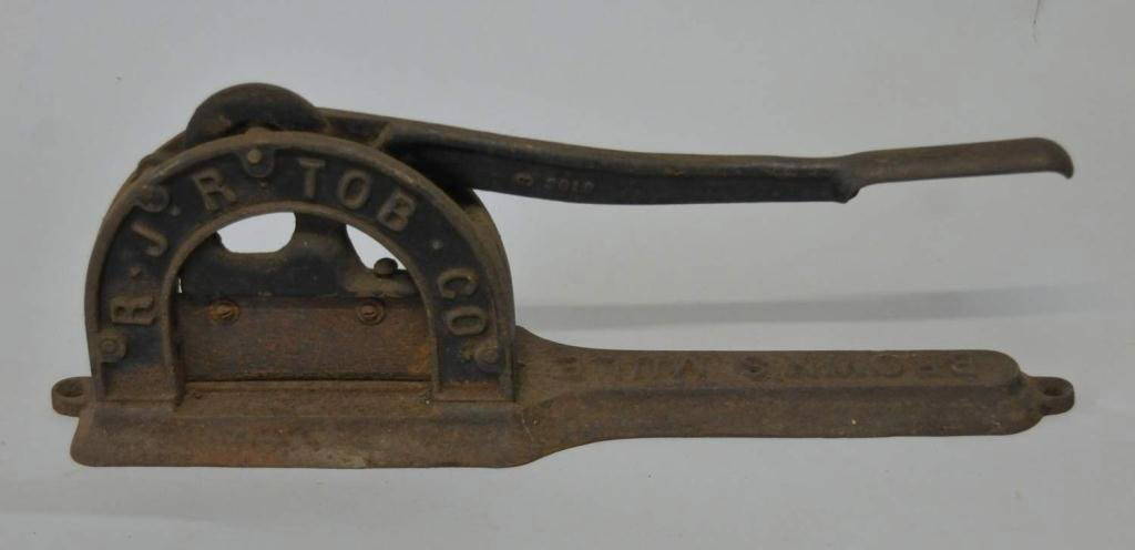 Cast Iron "brown's Mule" Tobacco Cutter