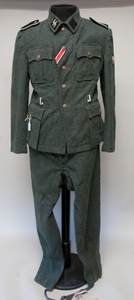 German Nazi SS Combat Tunic & Trousers - Mar 15, 2014 | Ivy Auctions ...