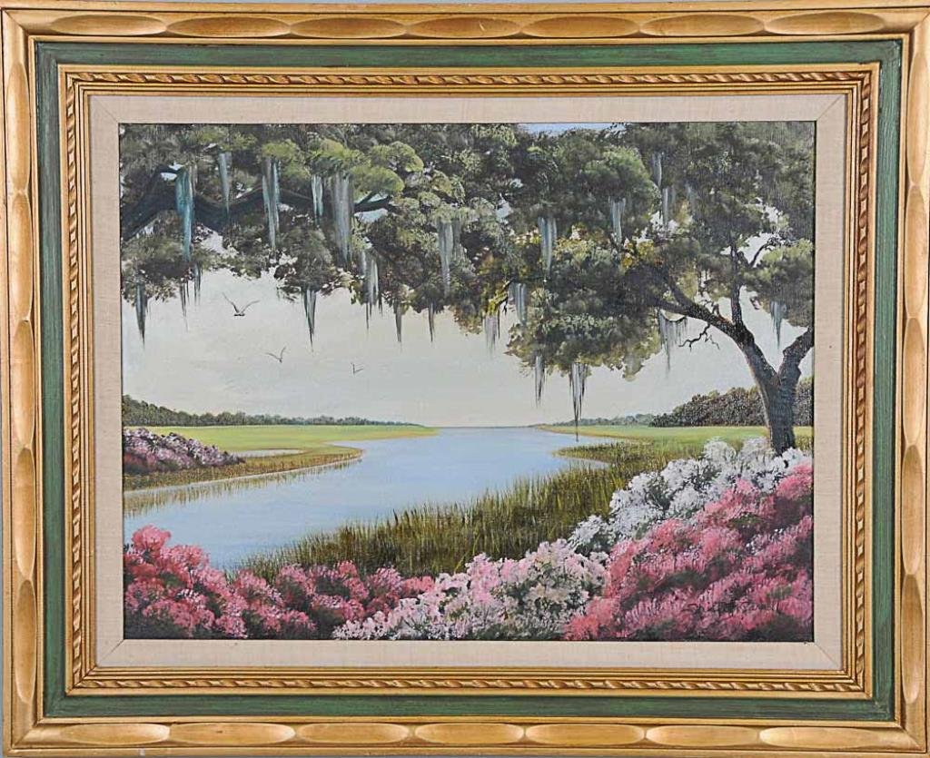 4 Shirley Carroll (charleston, 20th C.) Paintings