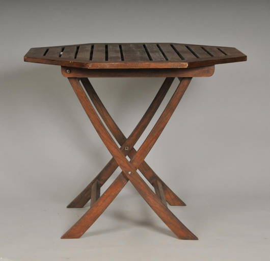 Octagonal Teak Folding Table