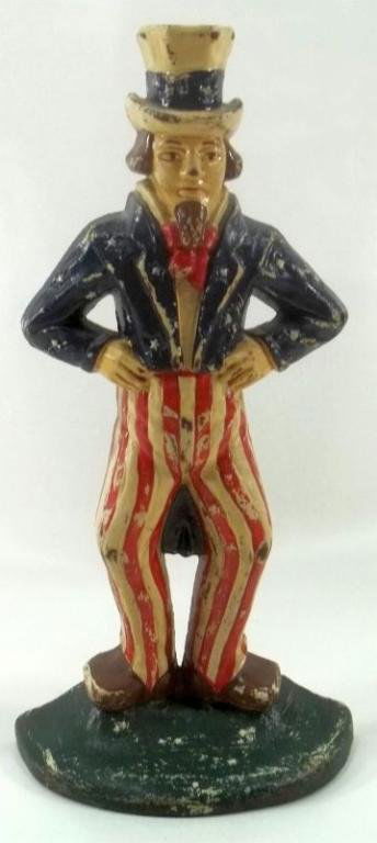 155: Uncle Sam Cast Iron Door Stop