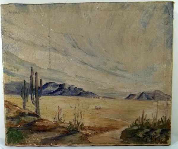 Desert Oil Painting