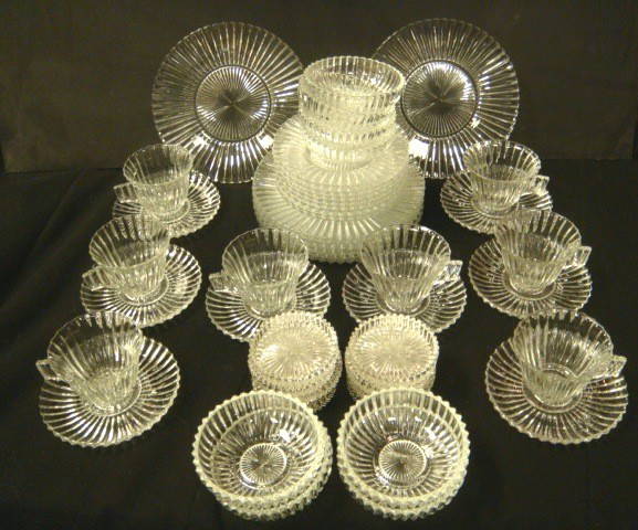 Heisey Glass Ridgeleigh Pattern