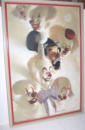 Robert Owen Clown Print