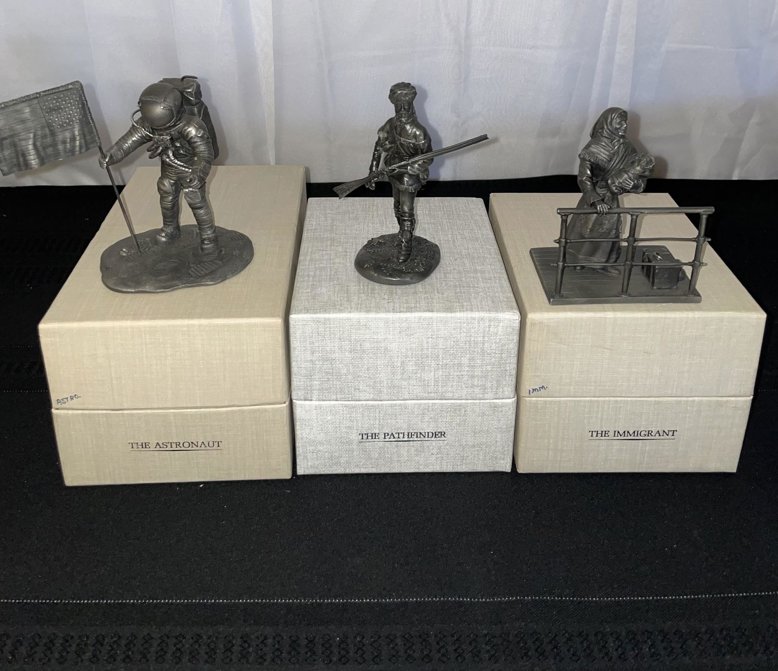 Franklin Mint Pewter Figurines (#0074) on May 15, 2022 | Bertha's ...