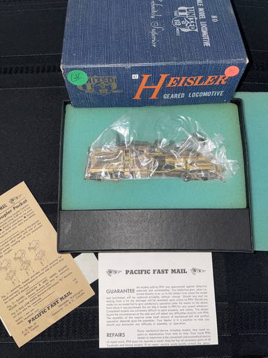 Vintage Brass Heisler Ho Geared Locomotive By United Scale Models