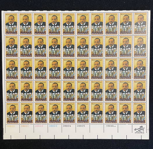 MLK Stamps - May 15, 2022 | Bertha's Gallery Auctions in OH
