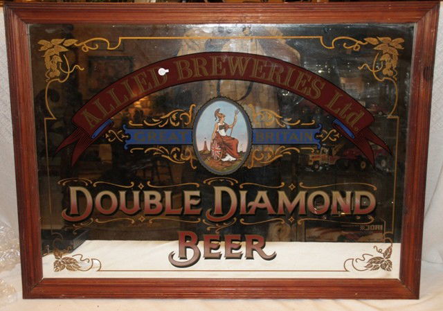 Double Diamond Beer Sign