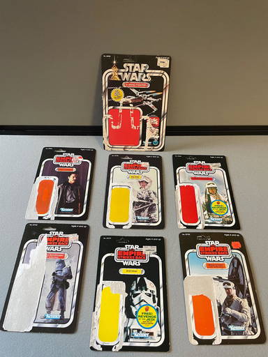 Vintage Kenner Star Wars Card Backers