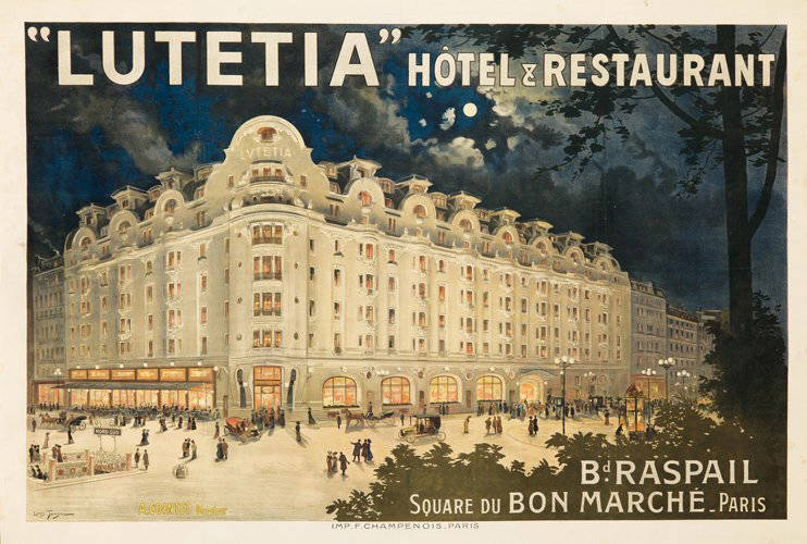 Lutetia Hotel & Restaurant. Ca. 1910