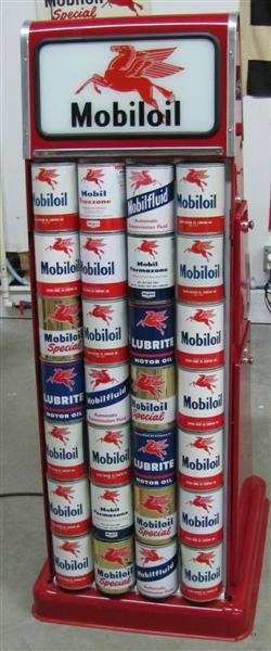 83: Mobiloil can rack with 28 Mobil oil cans included. - Aug 06, 2010 ...
