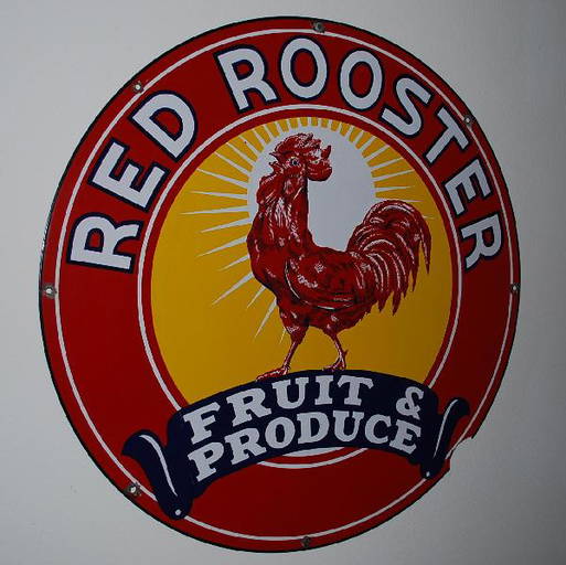 Red Rooster Fruit & Produce With Great Graphic, S