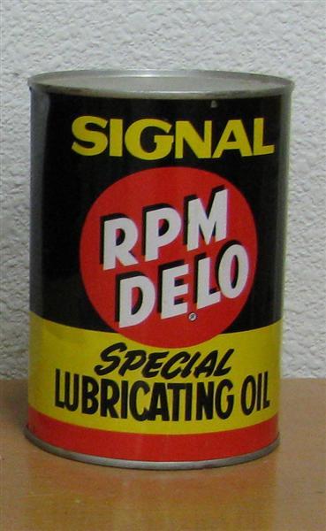 194: Signal RPM DELO special lubricating oil quart roun