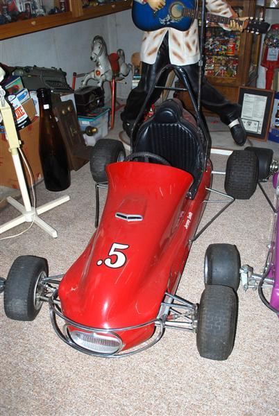Late 1950's Moss Midget Race Car, Has A Five Horsep
