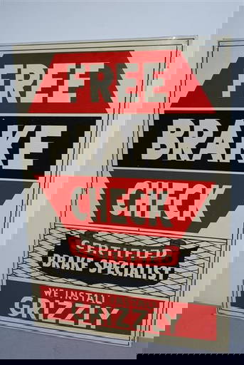 398: We Install Grizzly "Free Brake Check" SST sign, 2 - Nov 06, 2010 ...