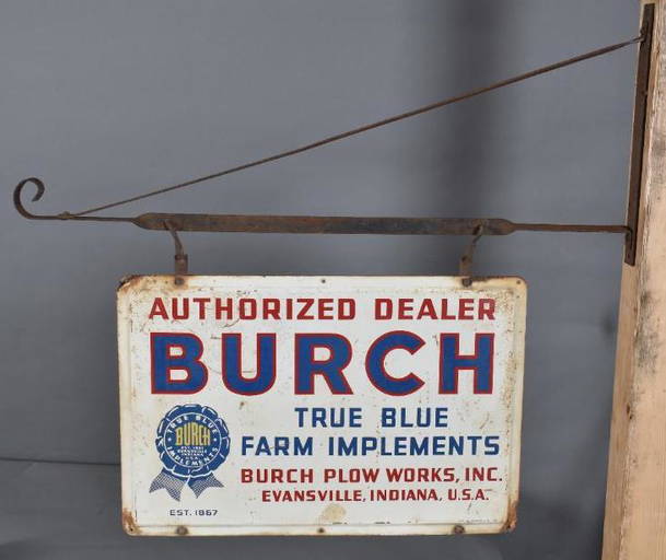 Burch Plow Works Authorized Dealer Metal Signs (#0284) on Mar 05, 2022 ...