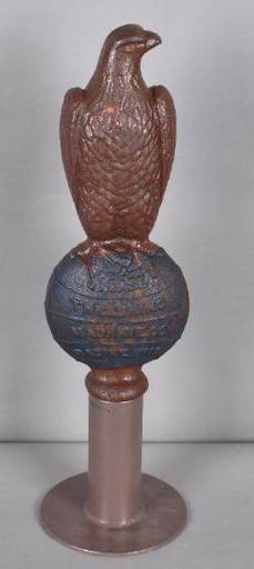 (large) Cast Iron Case Eagle Hitching Post Finial