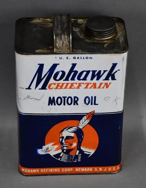 Mohawk Chieftain Motor Oil One Gallon Metal Can - Feb 19, 2022 ...