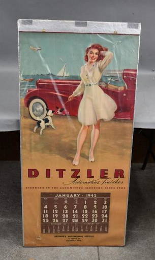 1942 Ditzler Automotive Finishes Paper Calendar (#0346) on Feb 19, 2022 ...