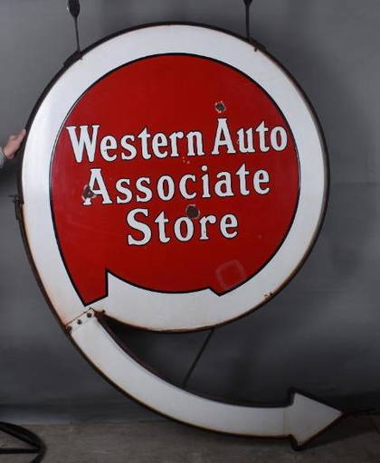 Western Auto Associate Store Porcelain Identification (#1071) on Apr 01 ...