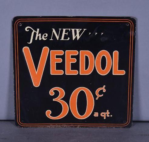 The New Veedol 30Ã‚Â¢ Metal Sign - Apr 01, 2022 | Matthews Auctions ...