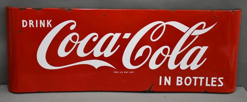 Drink Coca-Cola Porcelain Sled Sign (#1266) on Apr 01, 2022 | Matthews ...