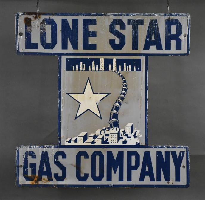 Lone Star Gas Company Metal Sign (#1305) on Apr 01, 2022 | Matthews ...