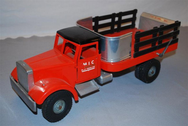 19: Smith Miller MIC Stake Bed Truck with lift gate, di