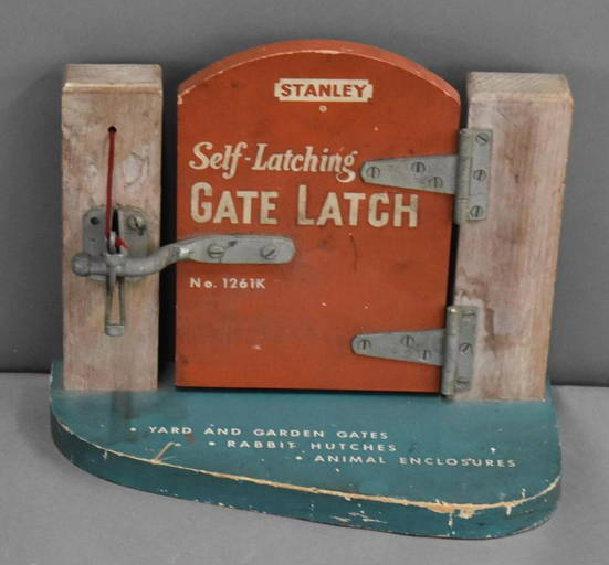 Stanley Self Latching Gate Latch Salesman Sample Display