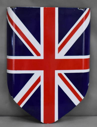 British Flag Shield Porcelain Sign (TAC) (#2427) on Jul 30, 2022 ...