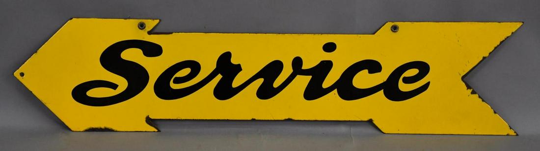 (Massey-Harris) Service Porcelain Arrow Sign (TAC) - Dec 10, 2022 ...