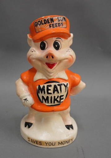 Golden Suns "Meaty Mike" Coin Bank - Dec 10, 2022 | Matthews Auctions ...