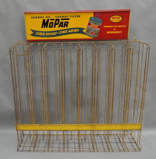 Mopar Oil Filter Display Rack Metal Sign (TAC) (#4059) on Dec 11, 2022 ...