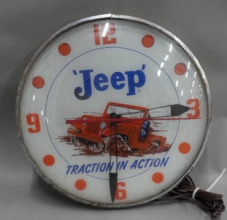 Jeep Traction In Action Lighted Pam Clock