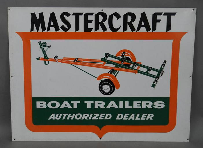Mastercraft Boat Trailers Authorized Dealer w/Image Metal Sign (TAC ...