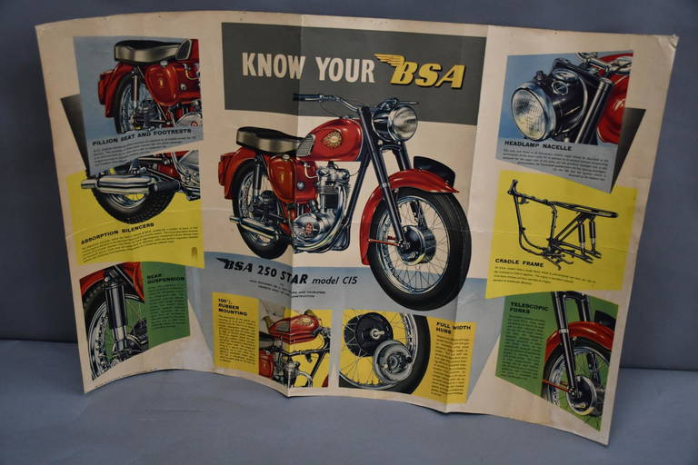 BSA 250 Star Model C15 Poster (#2199) on Dec 09, 2022 | Matthews ...